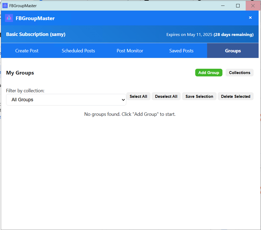 FBGroupMaster - Ultimate Facebook Group Management & Scheduling