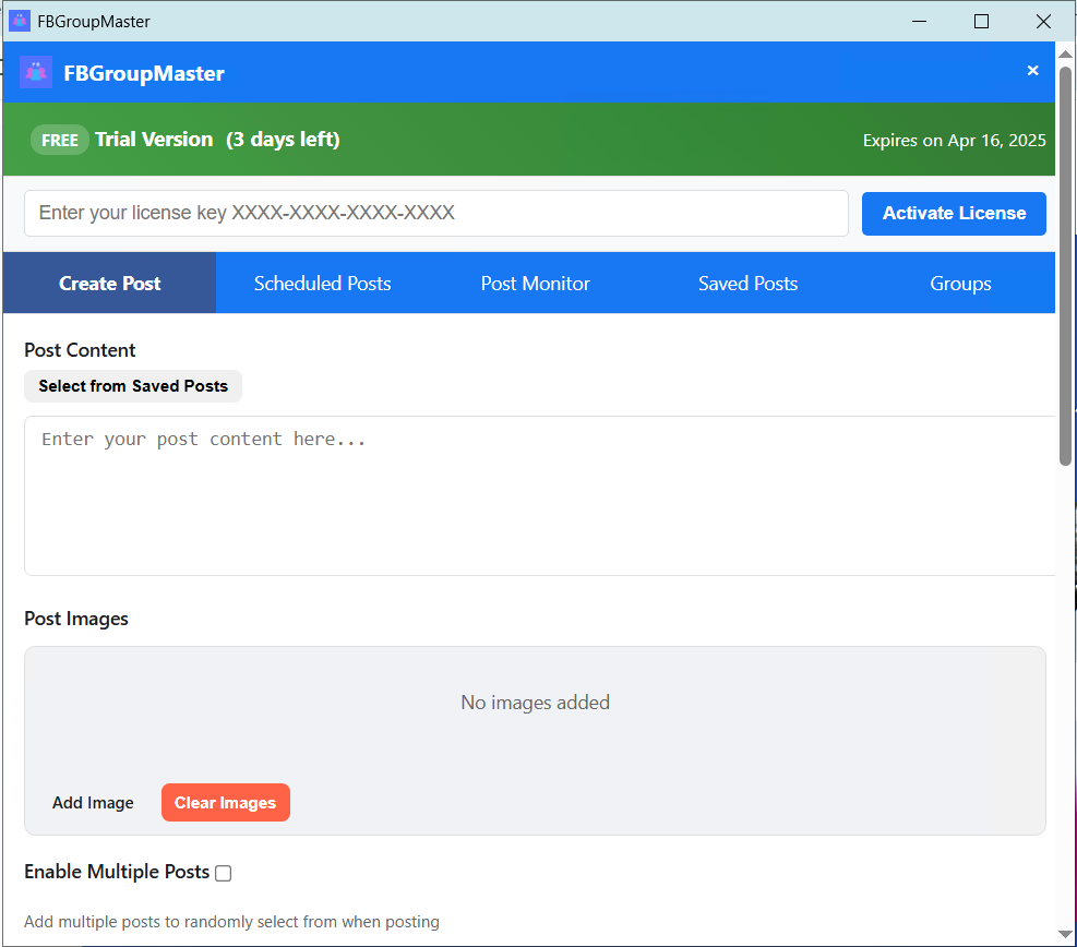 FBGroupMaster - Ultimate Facebook Group Management & Scheduling